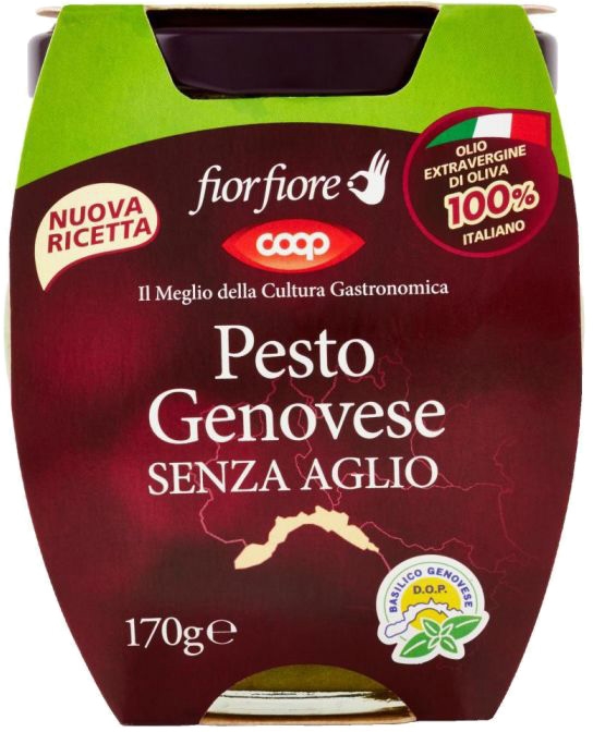 Test e Recensione FIOR FIORE COOP PESTO GENOVESE SENZA AGLIO FIORFIORE ...