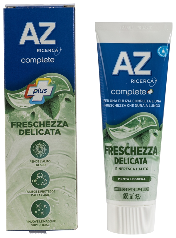 Test e Recensione AZ COMPLETE PLUS FRESCHEZZA DELICATA MENTA LEGGERA ...