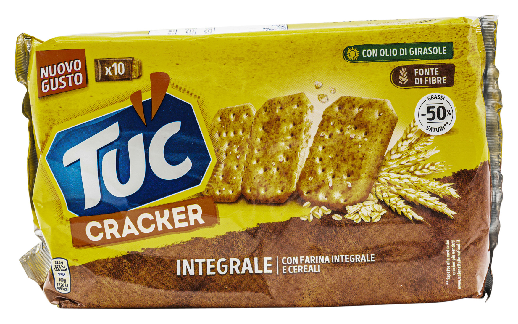 Test e Recensione TUC TUC CRACKER INTEGRALE | Altroconsumo