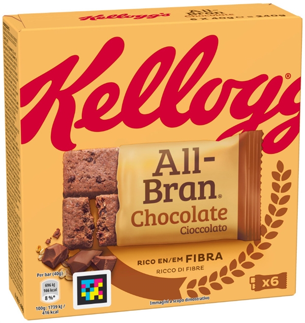 Test e Recensione KELLOGG'S ALL-BRAN CHOCOLATE BARRETTE DI CEREALI CON ...