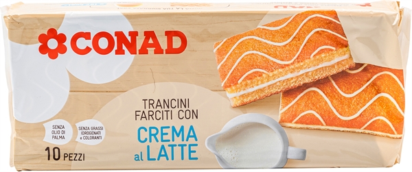 Test e Recensione CONAD TRANCINI CON CREMA AL LATTE | Altroconsumo