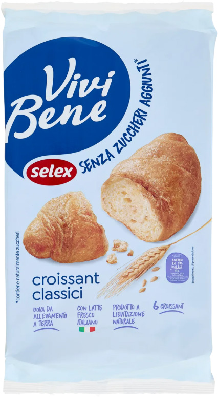 Test e Recensione SELEX VIVI BENE CROISSANT CLASSICI SENZA ZUCCHERI ...